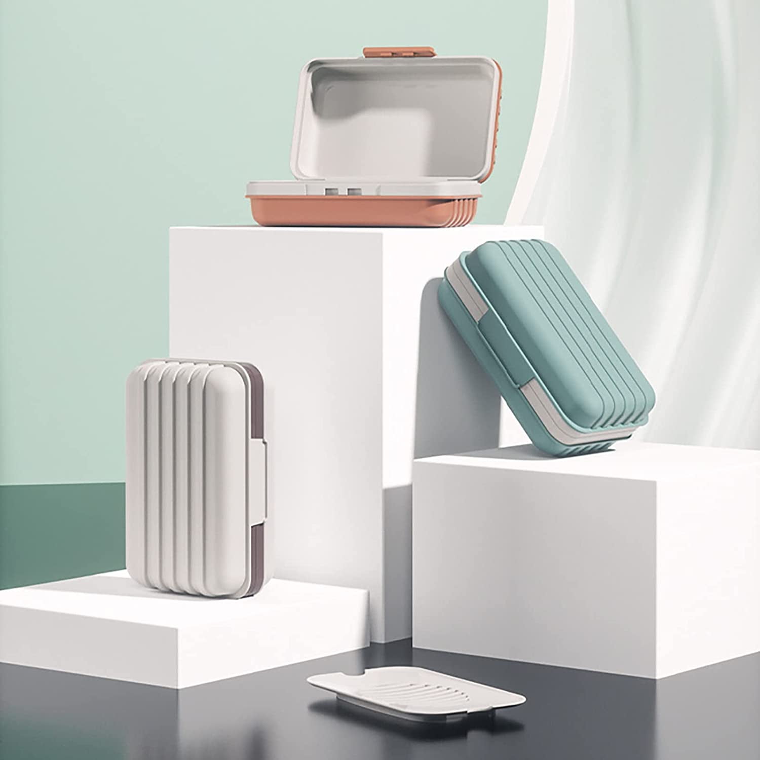 Click here for Bgnaty Soap Dish With Lid Thickened Travel Soap Di... prices