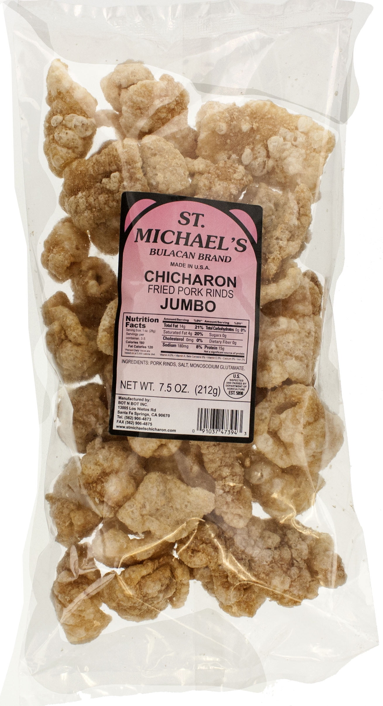 St. Michael's Chicharon-jumbo - Walmart.com