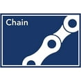 Chamberlain 7708CB-P Garage Door Rail, 8-Foot Chain Drive, Quick ...
