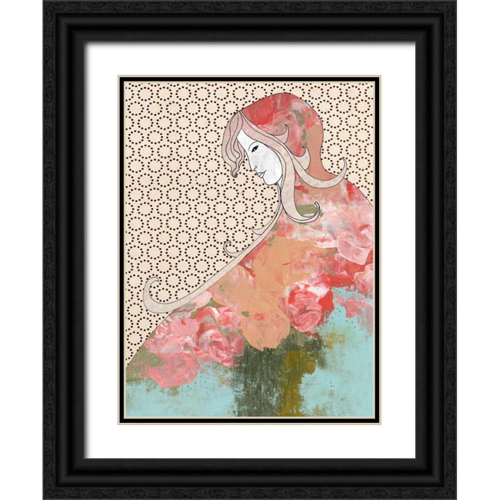 Ogren, Sarah 19x24 Black Ornate Wood Framed with Double Matting Museum ...