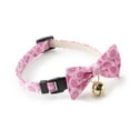 Necoichi Kiku Ribbon Bow Tie Cat Collar (Pink) - Walmart.com