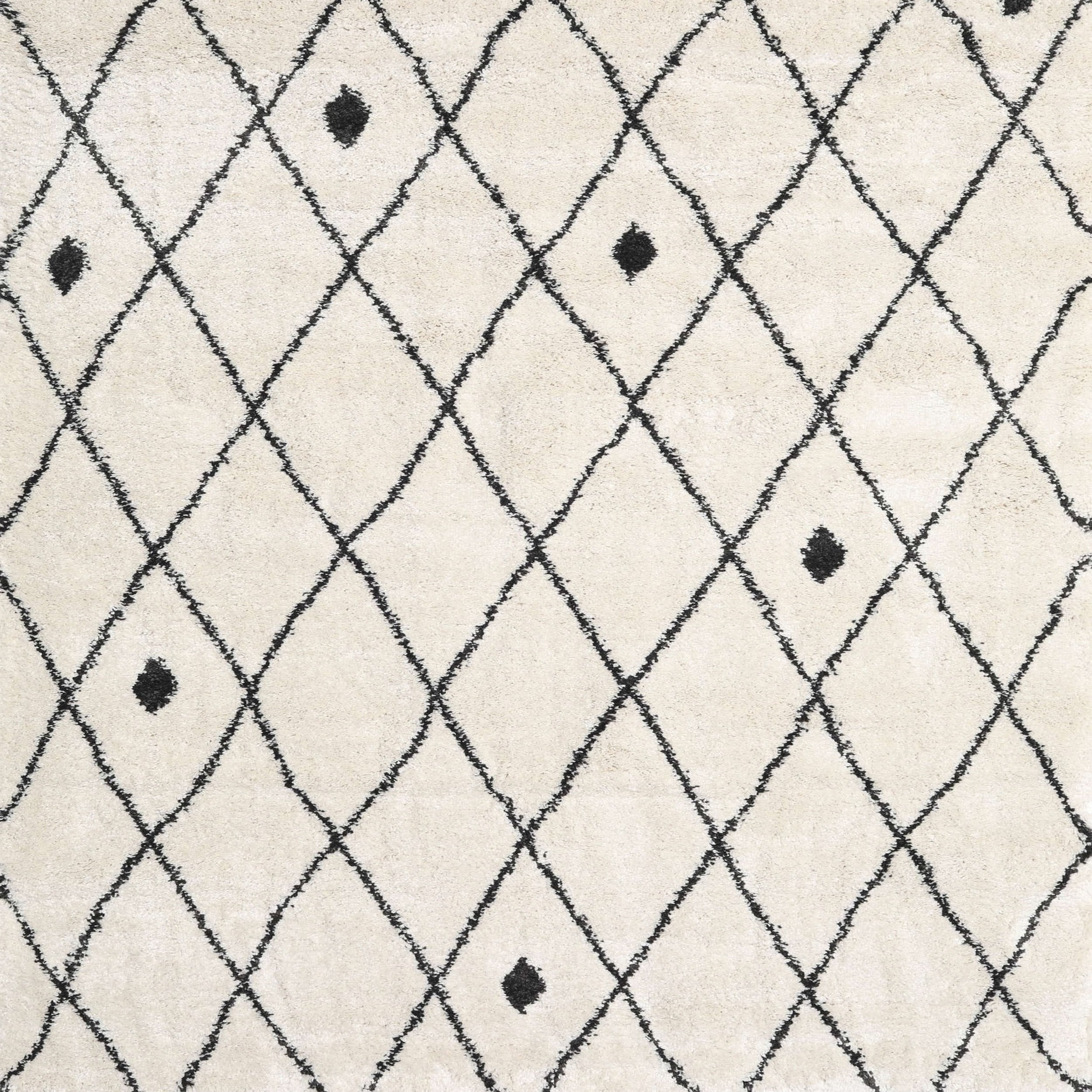 Ahgly Company Indoor Square Traditional Antique White Beige Persian ...