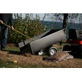 Precision 17-Cubic Foot Steel Trailing Dump Cart - Walmart.com