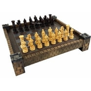Medieval Skeleton Slayer Gothic Fantasy Skull Chess Set with Unique ...