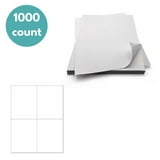 SSBM 4-Up Labels, 1000 Pages, White, 4.25 x 5.5 Inch, Address and All ...