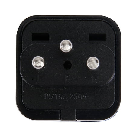 WD-11A Swiss gauge power conversion plug and socket converter black 1 ...