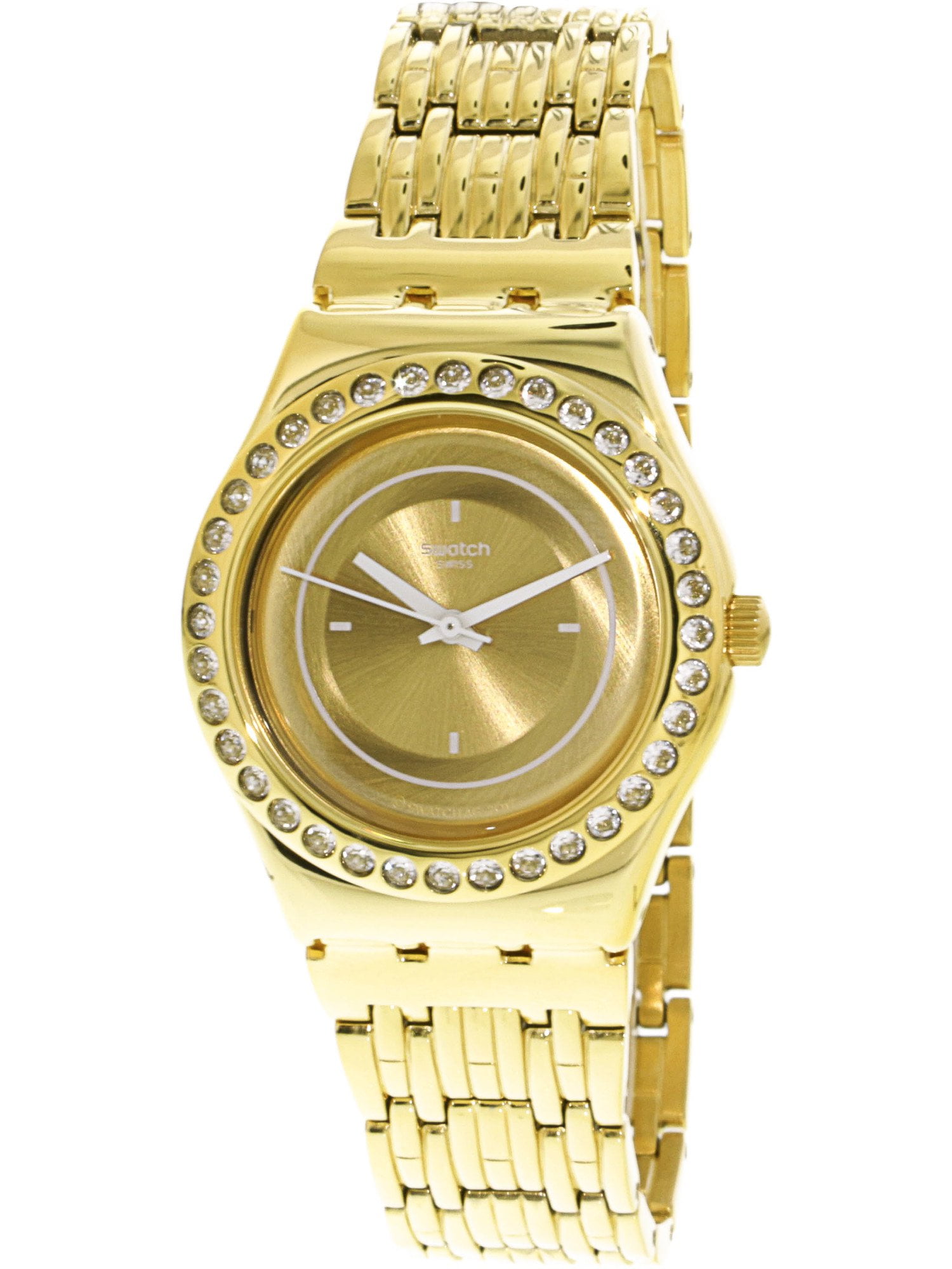 Swatch - Swatch Women's Glass Of Bubbles YLG136G Gold Stainless-Steel ...