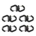 360 Degree Rotation S Shape Carabiner Keychain Clip Spring Key Hook ...