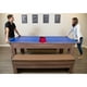 Hathaway Newport Pool Table Combo Set with Benches, 7-ft, Woodgrain ...