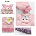 Anime Sanrioes Kids Flannel Bathrobe Night-Robe Cinnamoroll Melody ...