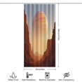 Alien Planet Canyon Print Shower Curtain,Cloth Fabric Waterproof ...
