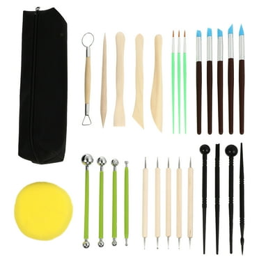 Polymer Clay Tools Set for Modeling Sculpting Carving Tool Kit - 45 ...