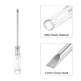 Mini Slotted Screwdriver, 3.0mm Flat Head 115mm Length for Small ...
