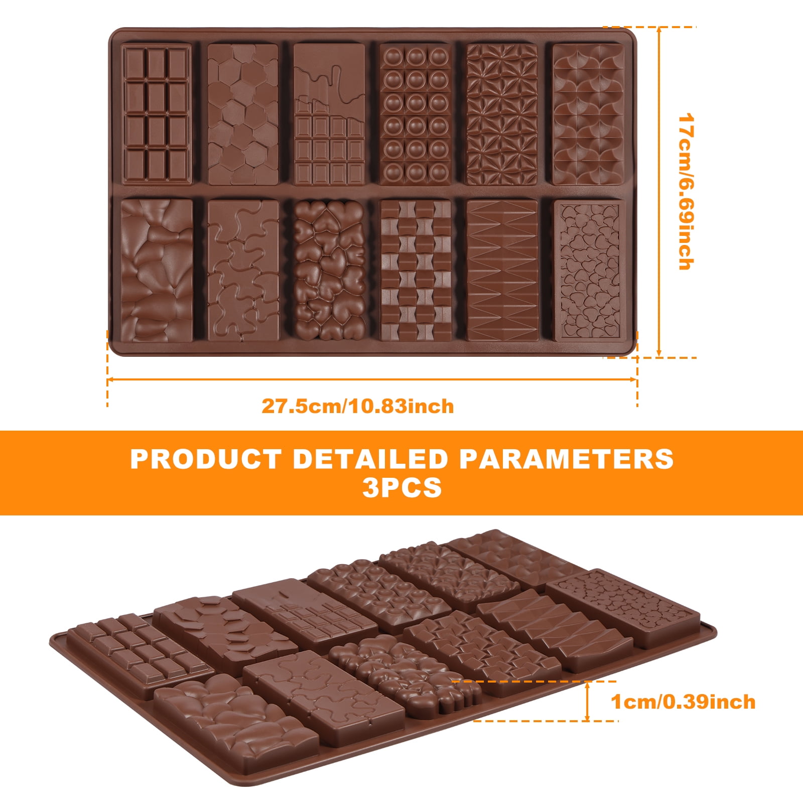 Walmart Chocolate Molds Chocolate World CW12015 Sorry Tablet