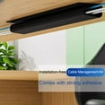 sunsanly Under-Desk Cable Management Slot Self Adhesive No Drilling ...