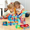 Magblock Marble Run Tiles Gift Set, 176PCS STEM Building Toy - Walmart.com