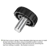 Adjustable Furniture Levelers, 16Pack M8x13mm Furniture Leveling Leg ...