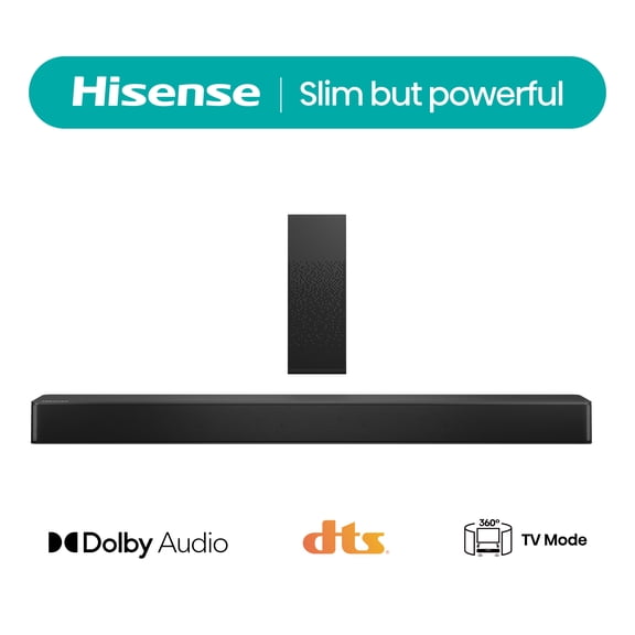 Toshiba WSB600 Wireless 2.1-Channel 32" Sound Bar with Subwoofer, Black ...