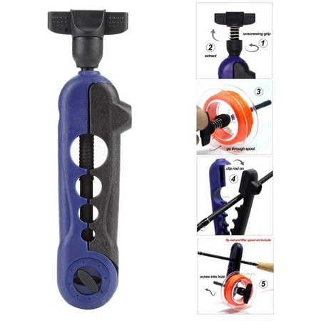 Mini Line Spooler, Portable Adjustable Fishing Line Spooler Spinning ...