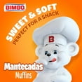 Bimbo Mantecadas Vanilla Muffins, 3 count, Muffins, 11.10 oz Bag ...
