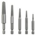 KDJ Hex Screw Extractors Tool Center Drill Bits Guide Set Damaged Bolt ...