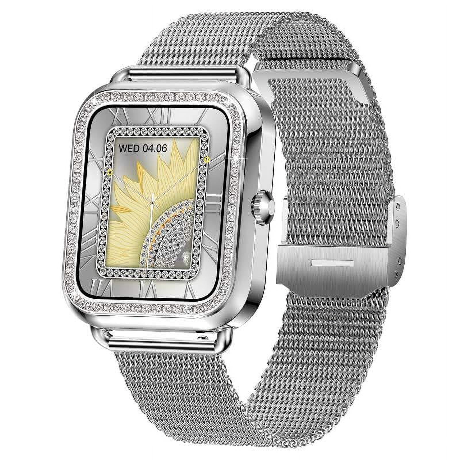 Reloj inteligente para mujeres y hombres | Modelo I68 | Pantalla táctil de 1,57 pulgadas | 21 ...