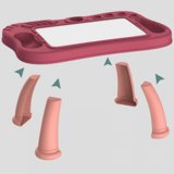 Groomer Drawing Projector Kids Bluey Storage Activity Table, Pink ...