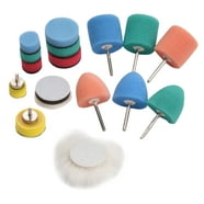 3" Buffing Pad Kit, 4 Buff Polishing Pads, Polisher Backing Plate ...