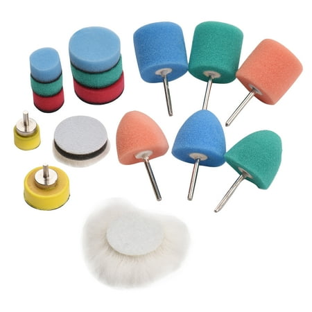 Mini Buffing Polishing Pads 16 Pcs Mini Detail Polisher Pads Buffing ...