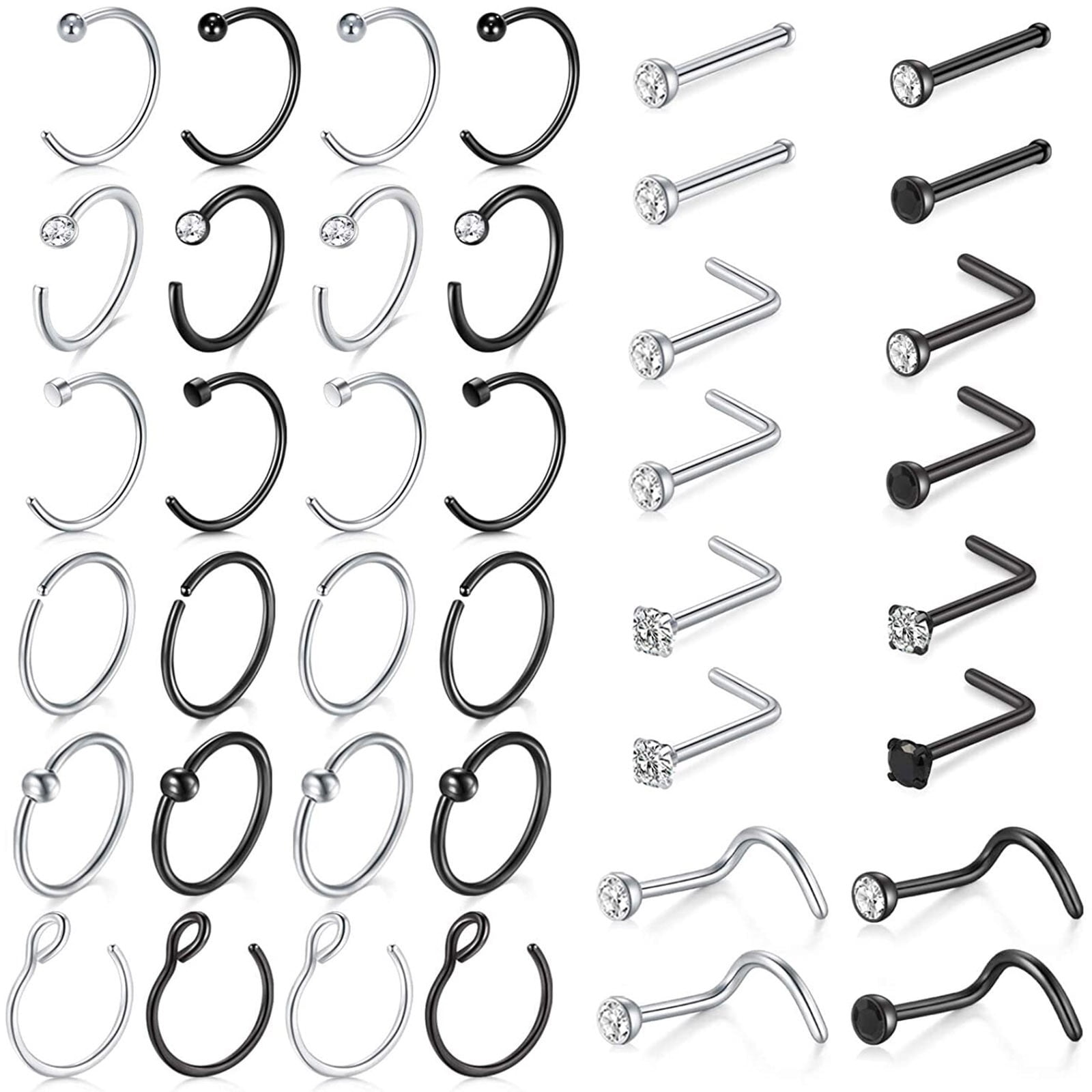 Click here for Wenting Wentin Nose Jewelry Clearance! 18g Nose Ri... prices