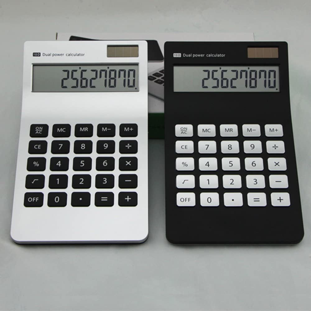 Buy Calculator, Slim Elegant Design, Office/Home Electronics, Dual ...