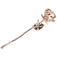 BIMZUC Long Stem Rose Gifts Dipped 24K Real Artificial Flower with Leaf ...