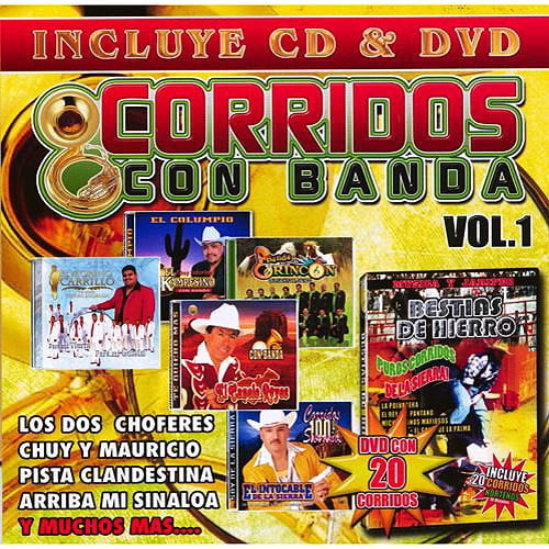 Corridos Con Banda, Vol.1 (CD/DVD) - Walmart.com