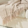 "Batilo Mantas Super Soft and Warm Knit Throw Blanket, Beige ...