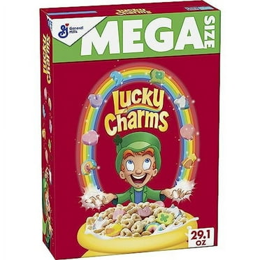 Lucky Charms Marshmallow Breakfast Cereal With Unicorns, 19.3 oz ...