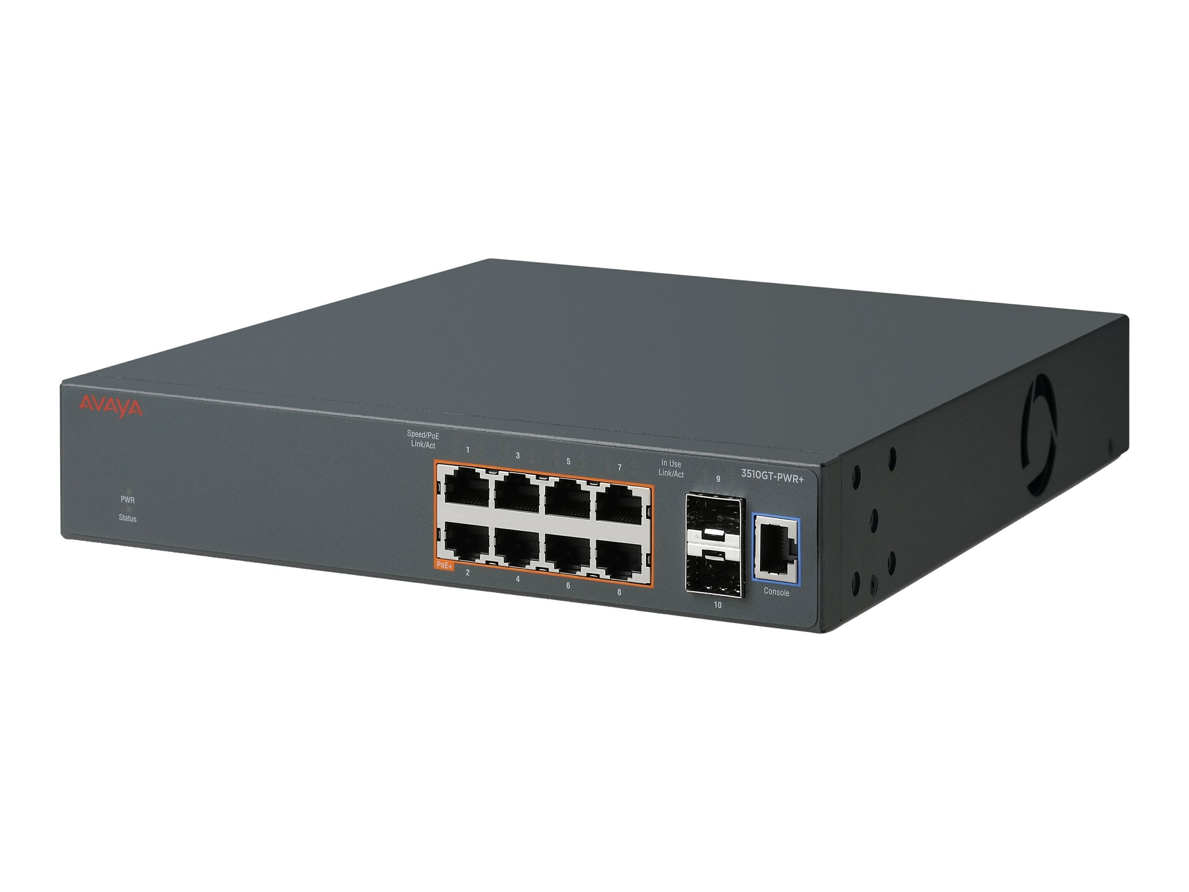 Avaya Ethernet Routing Switch 3510GT-PWR+ - Switch - L3 - managed - 8 x ...