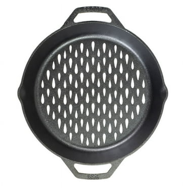 Lodge 12? Square Seasoned Cast Iron Griddle, P12SGR3, with assist ...