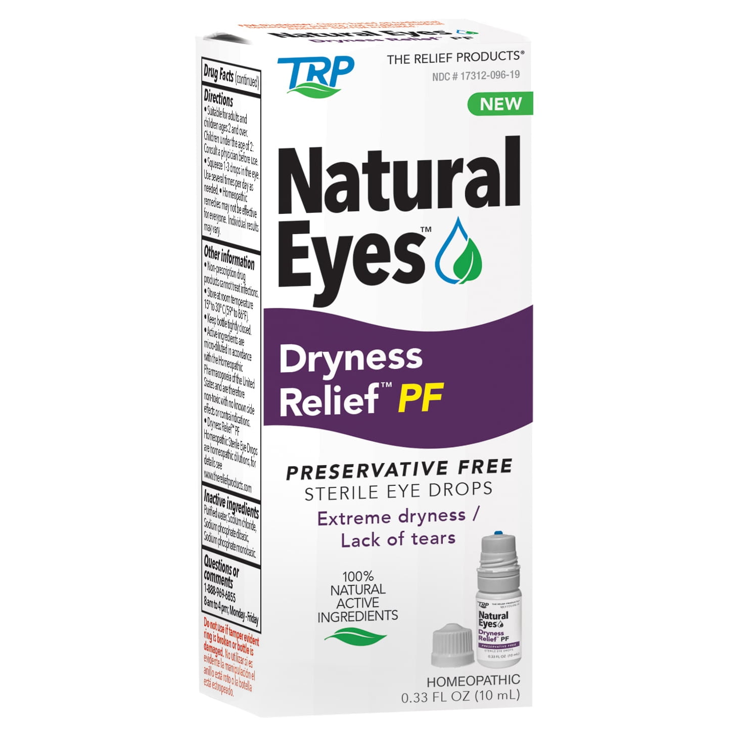 Natural Eyes Dryness Relief Preservative Free Eye Drops
