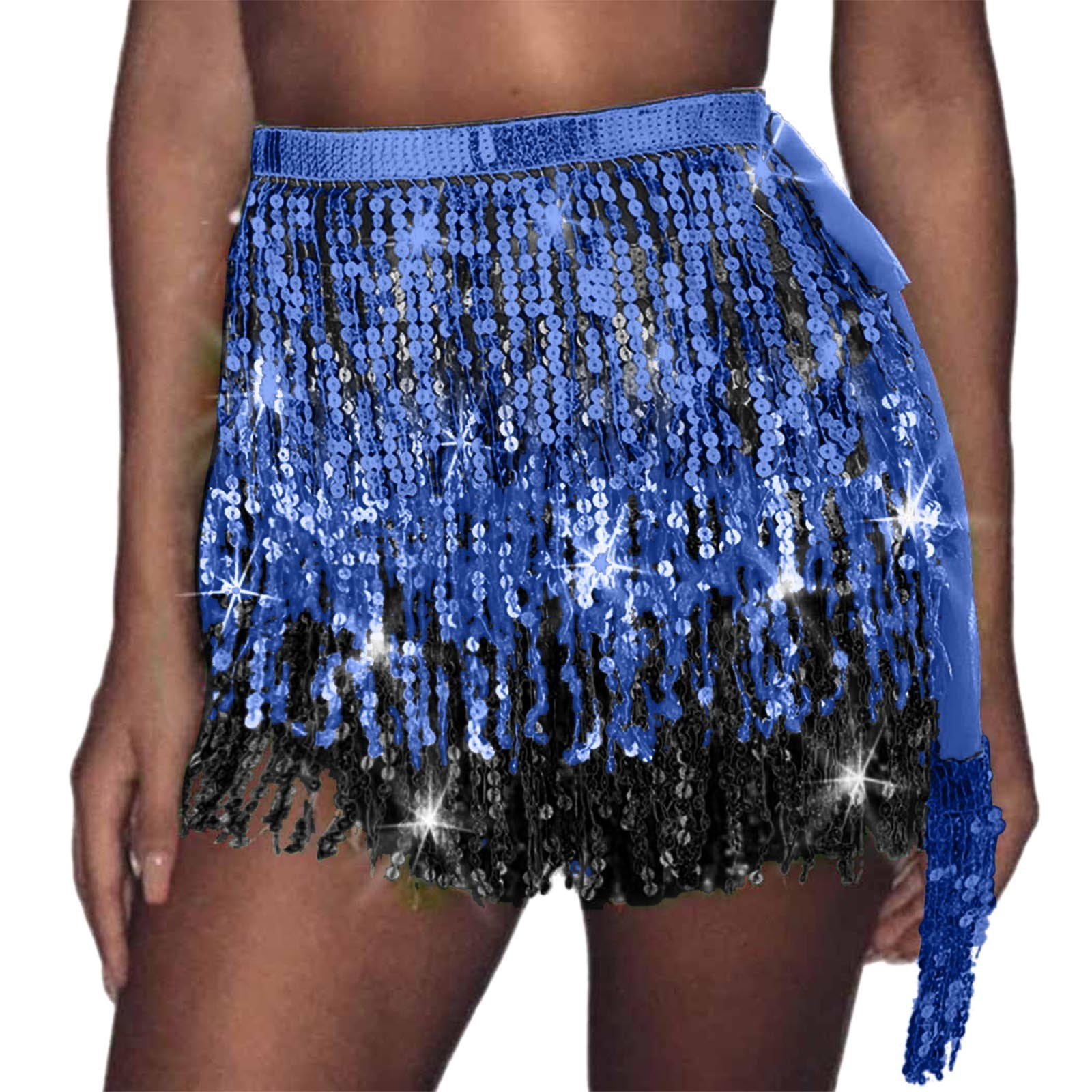 Click here for Linyuppp Boho Sequin Fringe Tassel Skirt Belly Dan... prices
