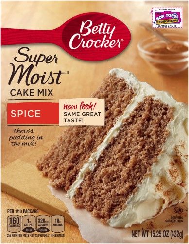 Betty Crocker Spice Cake Mix (Pack of 2) - Walmart.com
