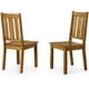 Better Homes and Gardens Bankston Dining Chair, Set of 2, Honey ...