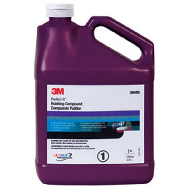 3M Company 3M-6086 Perfect-It Rubbing Compound 1 gallon - Walmart.com ...