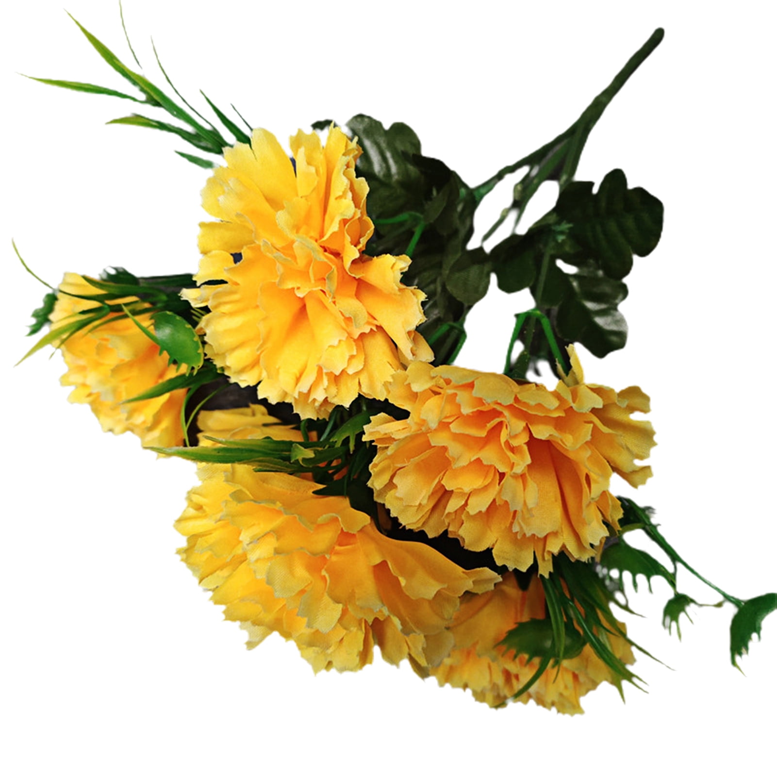 FaLX 1Pc Simulation Carnation Realistic Look Vibrantly Colored 6 Heads ...