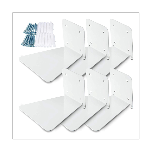 Winyuyby Invisible Floating Bookshelf Floating Book Organizer Wall ...