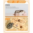Guinea Pig Foraging Toys, 6 in 1 Hamsters Wooden Interactive Enrichment ...