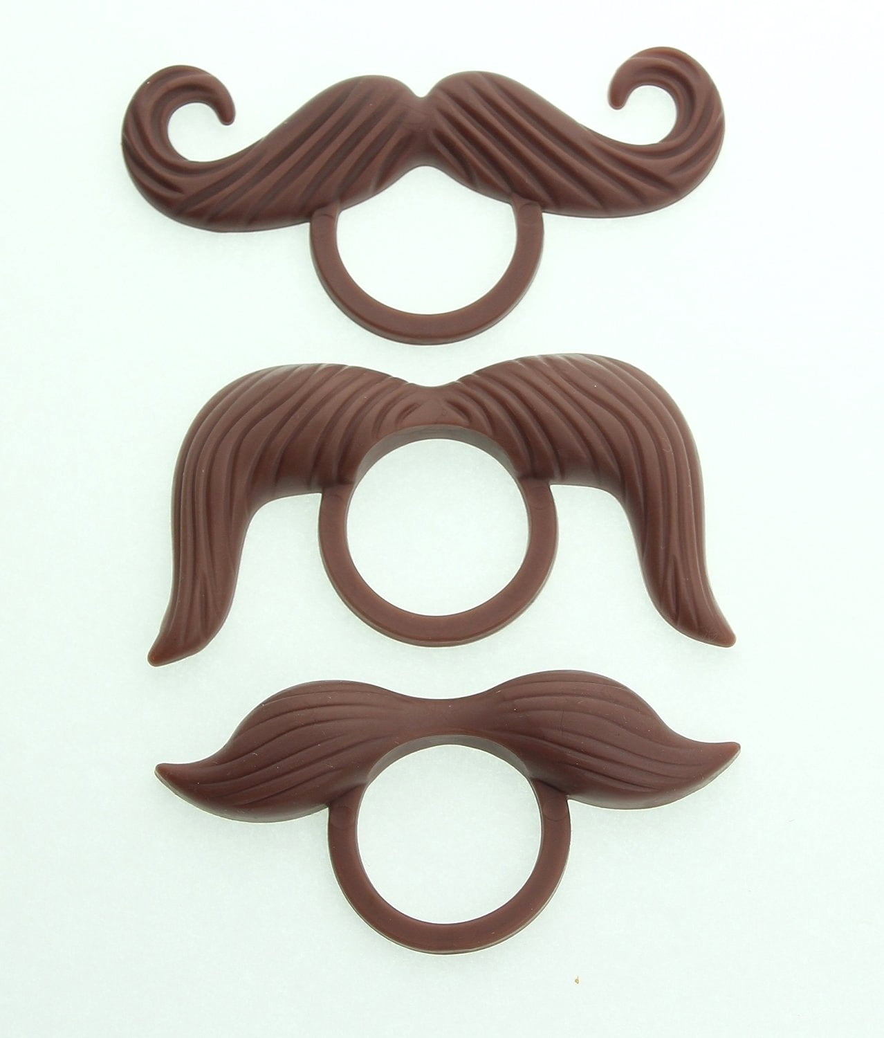 Mustache Pacifier Rings - Walmart.com