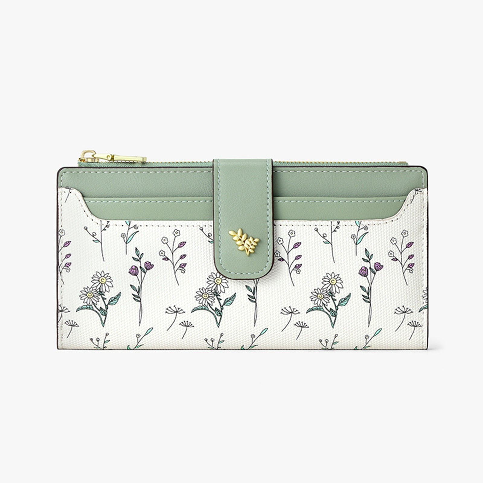 Click here for Bgckmycom Elegant Floral Slim Purse For Everyday U... prices