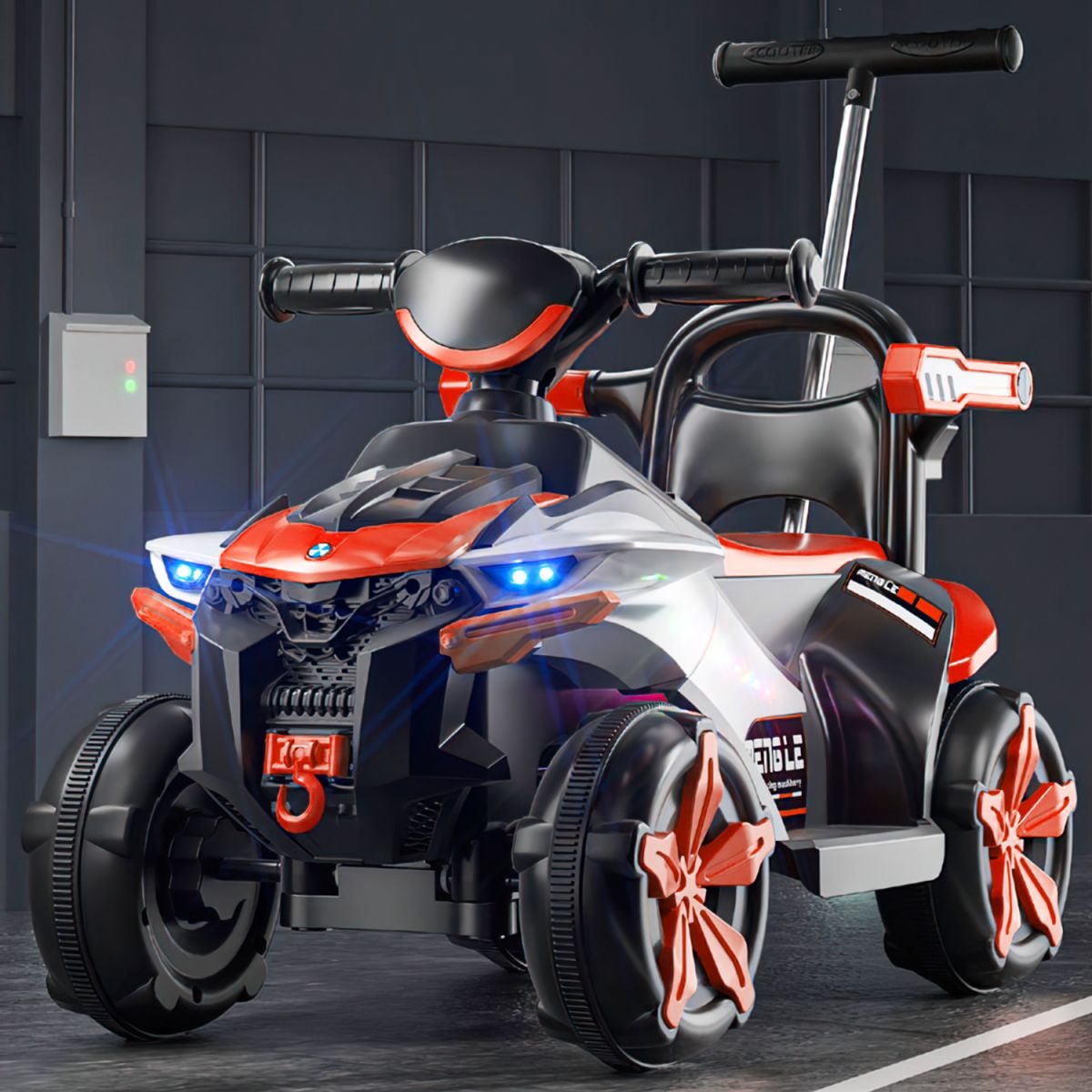 UWR-Nite Power Ride On Toys, Ride on 4 Wheeler ATV for Kids, Battery 4 ...