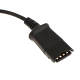 Quick Disconnect Teleph Headset Adapter Cable Headset to Teleph Plug ...