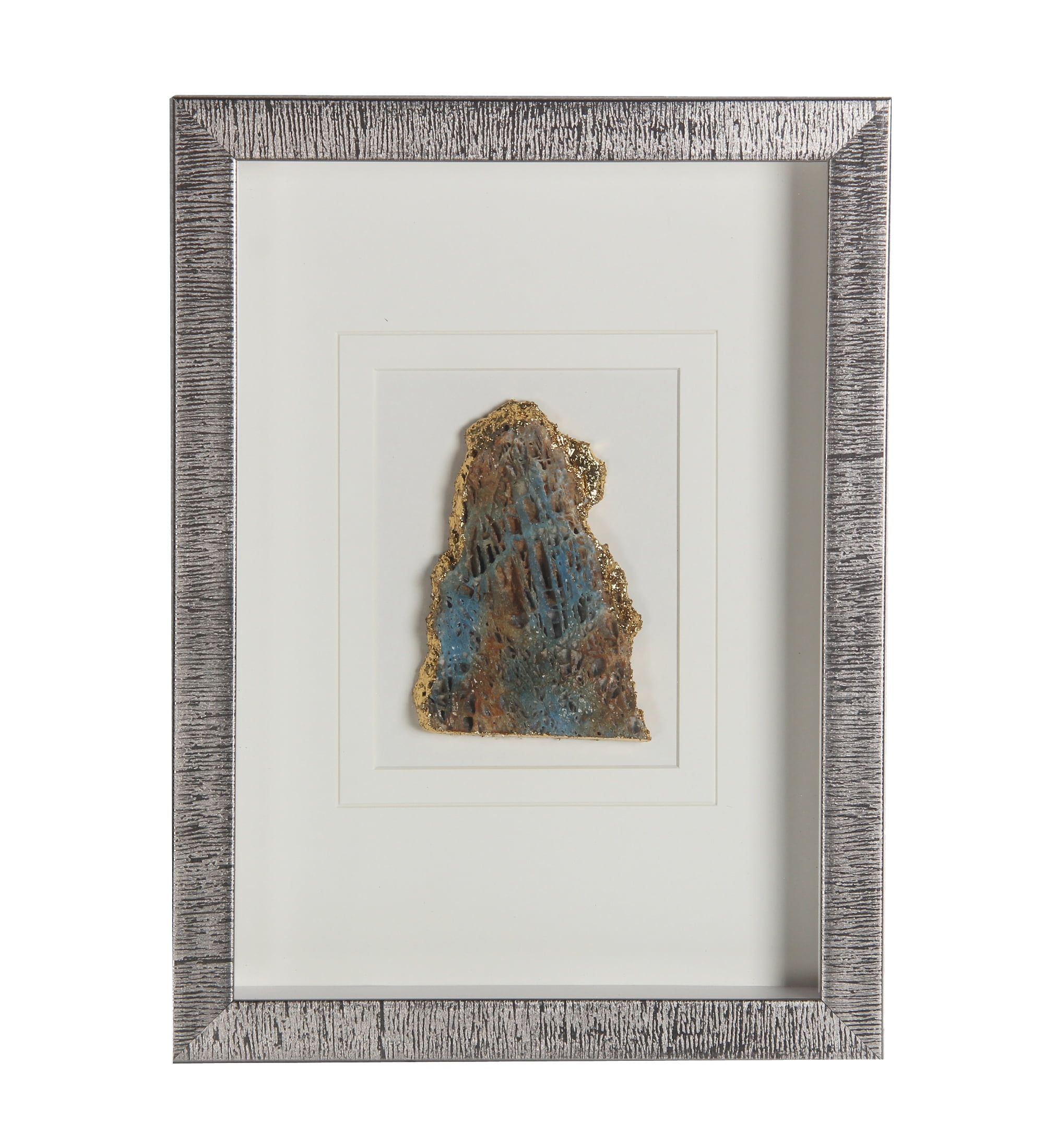 Blue Silver Wood Shadow Box - Walmart.com